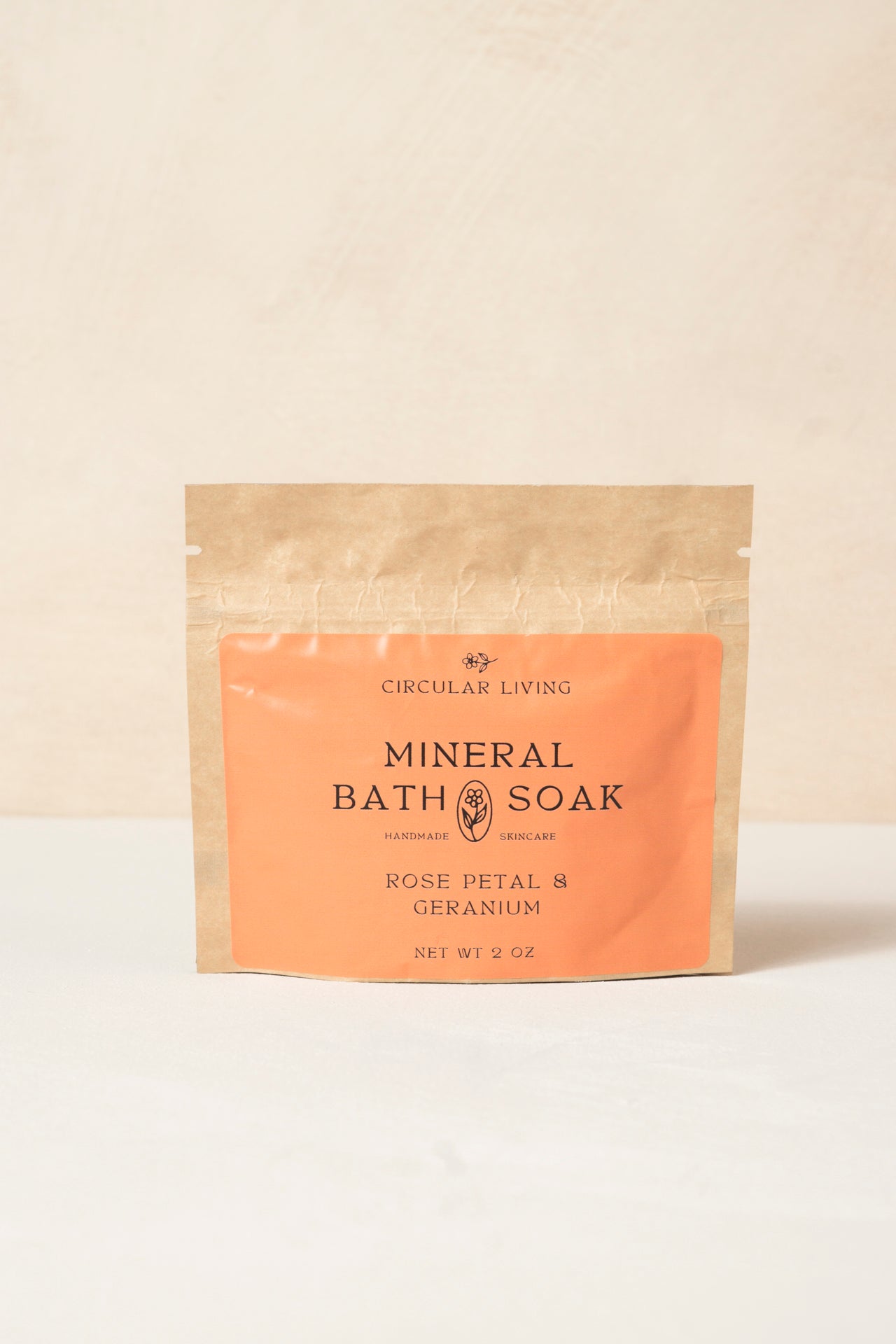 Mineral Bath Soak Sachet, Rose Petal & Geranium – Circular Living